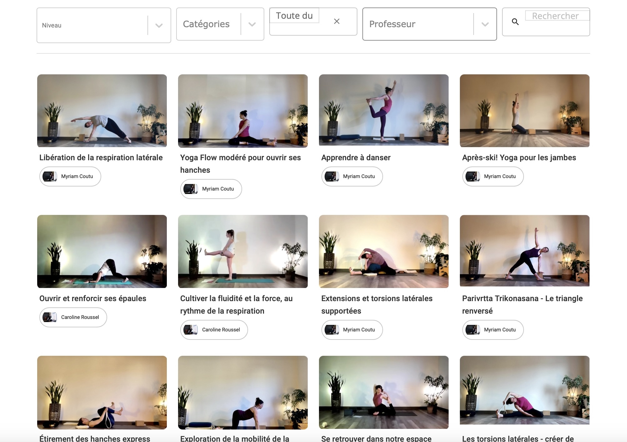 Yoga SAM sur demande – Yoga SAM